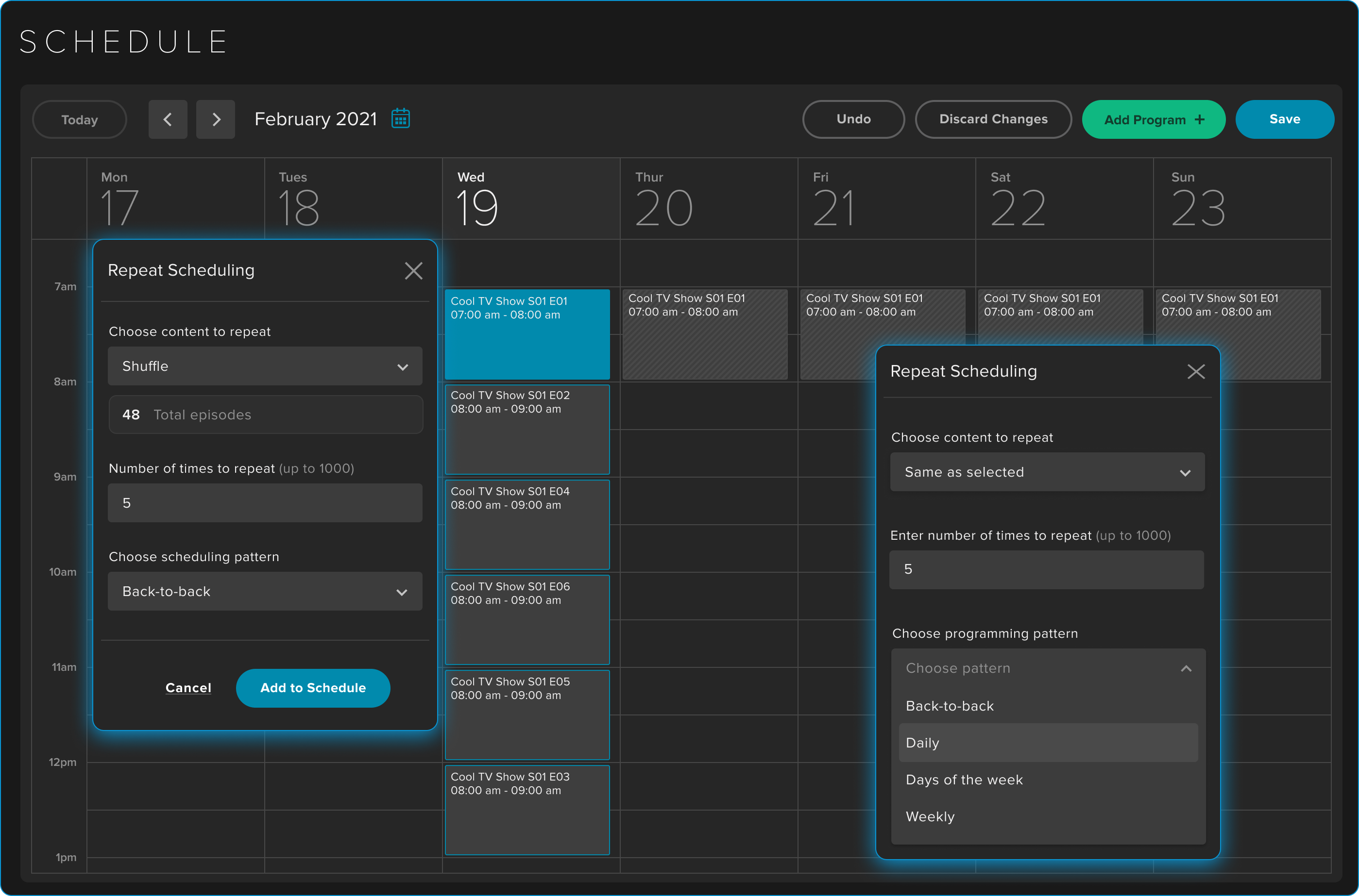 Frequency | News - Introducing Repeat Scheduling